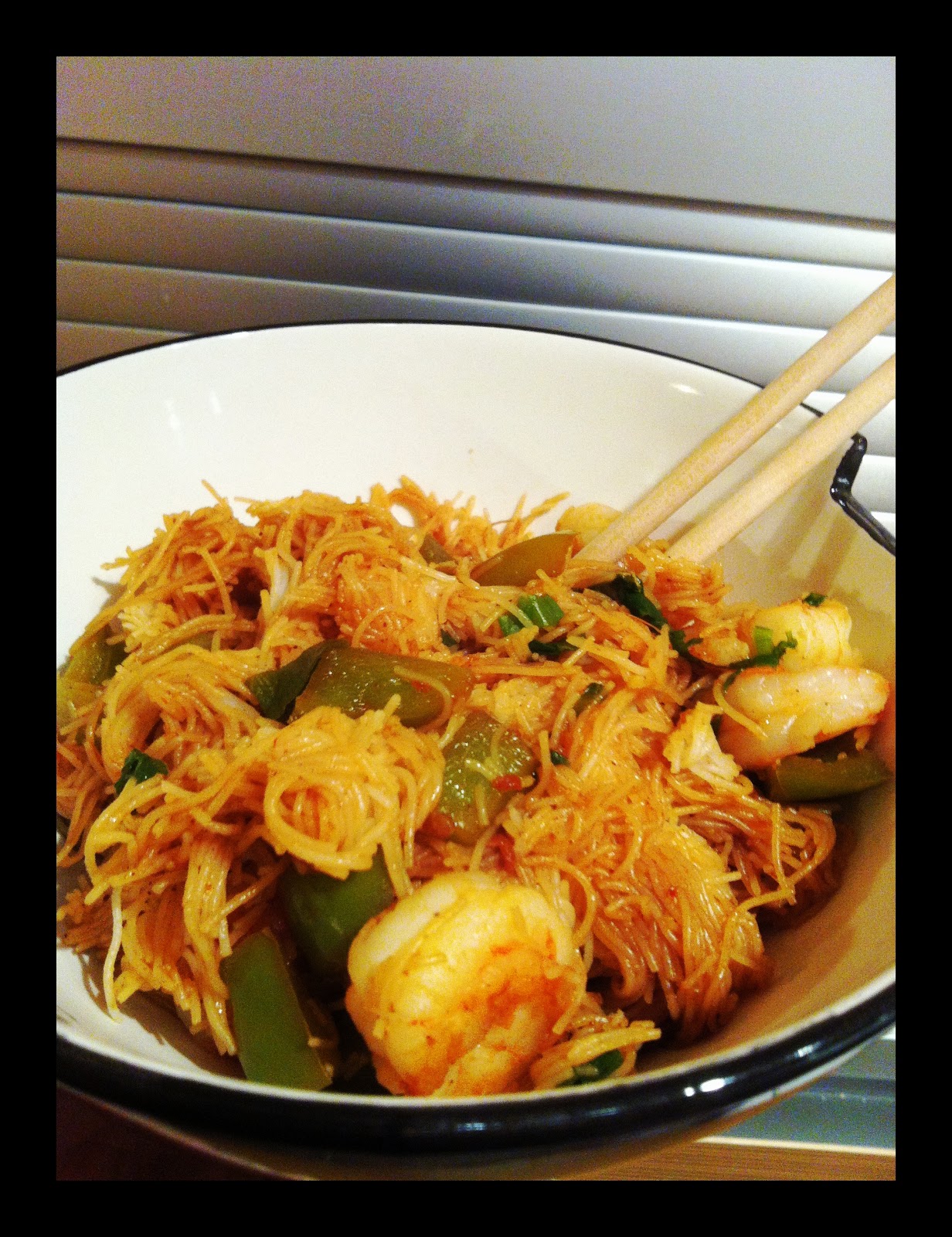 Vermicelles de riz aux crevettes | Tous à vos chaudrons