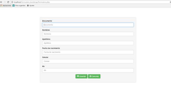 EDITORES DE CÓDIGO : CÓMO USAR BOOTSTRAP EN UN FORMULARIO