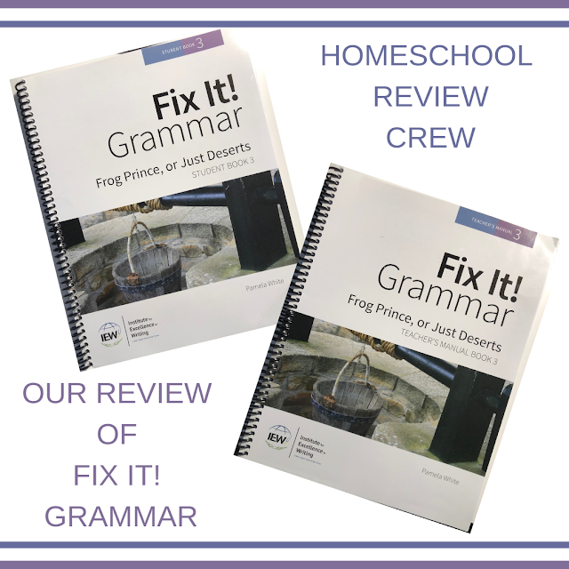 LET'S GET REAL: Homeschool Review Crew: Our Review of Fix It! Grammar