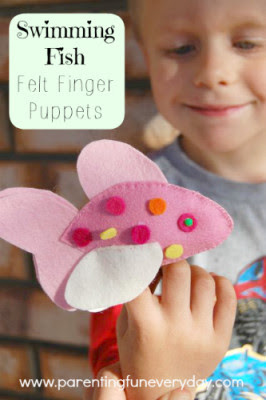 Puppy Love Preschool: DIY Felt Fish Finger Puppets Tutorial
