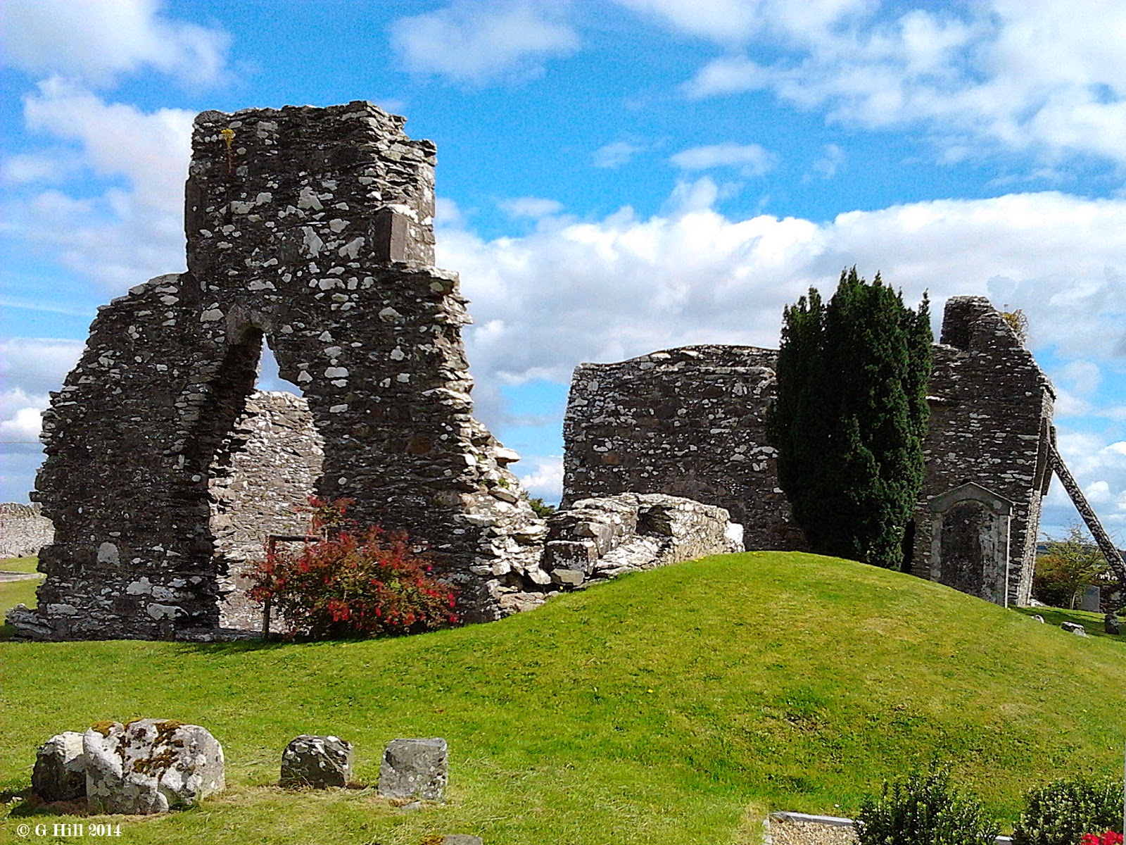 Ireland In Ruins: Oughterard Tower & Church Co Kildare