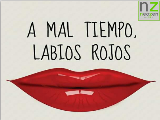 Neozen Estética: Los beneficios de llevar los labios rojos