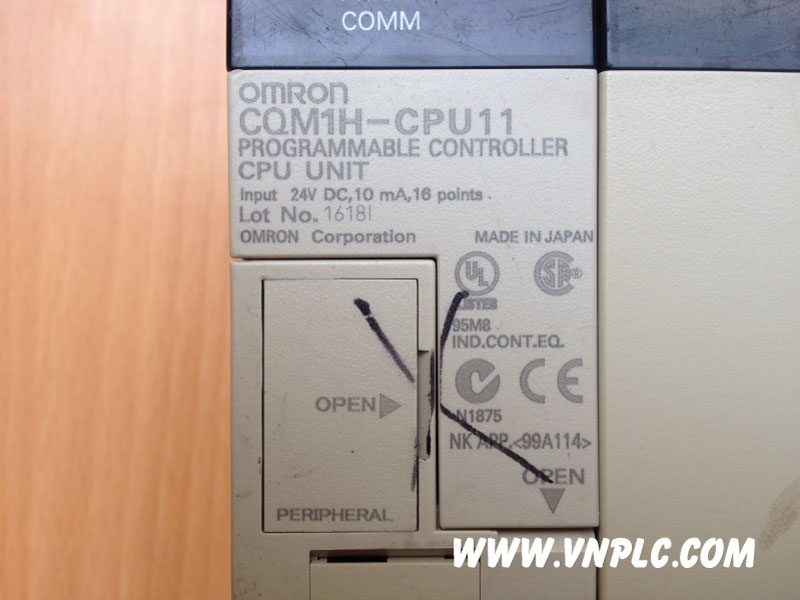 Omron PLC - CQM1H-CPU11 - VNPLC.COM - Mua bán PLC, HMI, Biến tần, Thiết ...