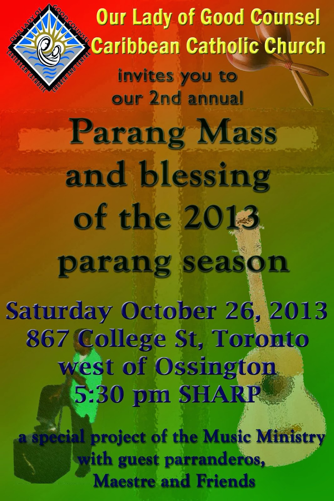 De Cocoa Pañyol Blogspot: We Paranging - The 2013 Toronto Parang Season