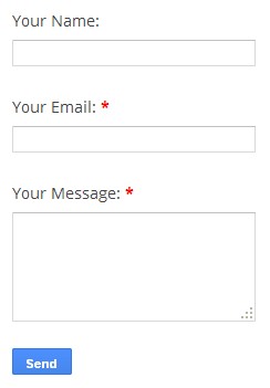 How to add Blogger Contact Form to a Specific Page