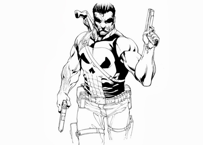 Punisher coloring pages | Free Coloring Pages and Coloring Books for Kids