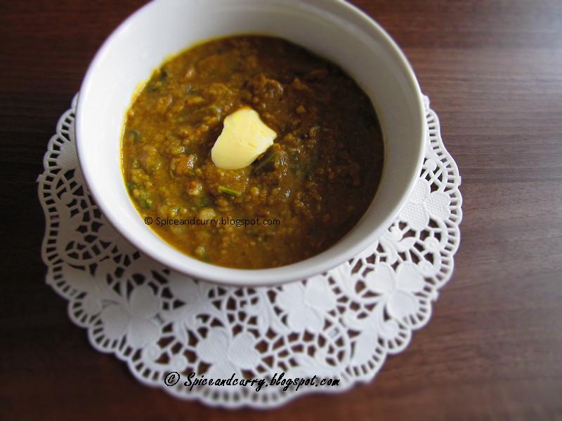 Spice and Curry: Vegetarian Dhanshak - A Parsi Dal with vegetables