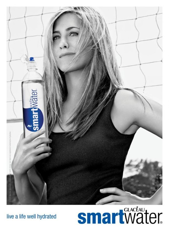 Smartologie: Jennifer Aniston: New SmartWater Ad Campaign 2012