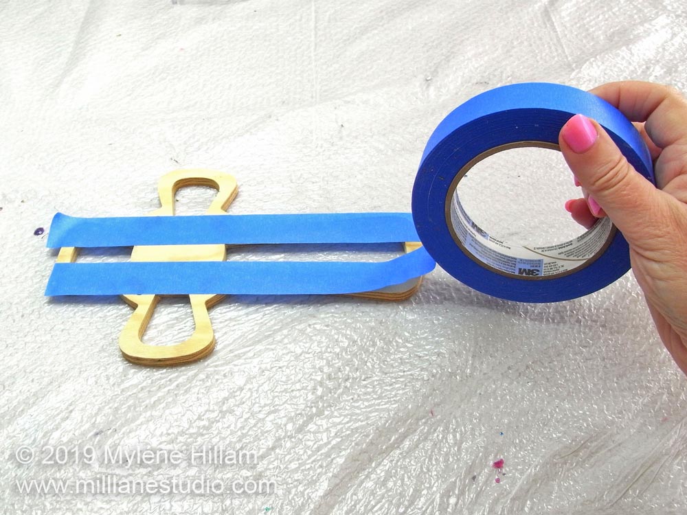 DIY Marbled Resin Cross | Mill Lane Studio