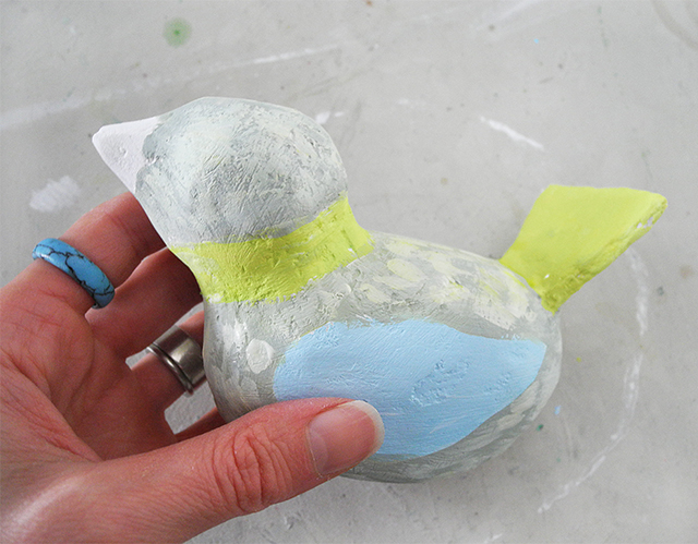Jules Madden: DIY Craft Tutorial: Plaster Birds