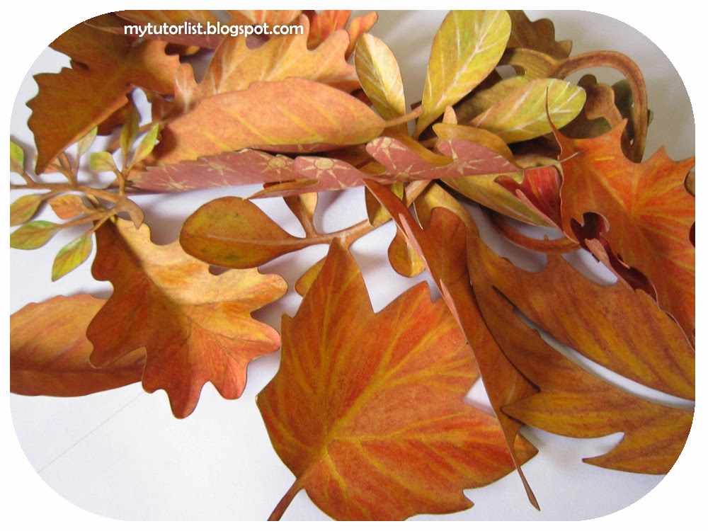 The Autumn Wedding: DIY Fall Leaves Tutorial