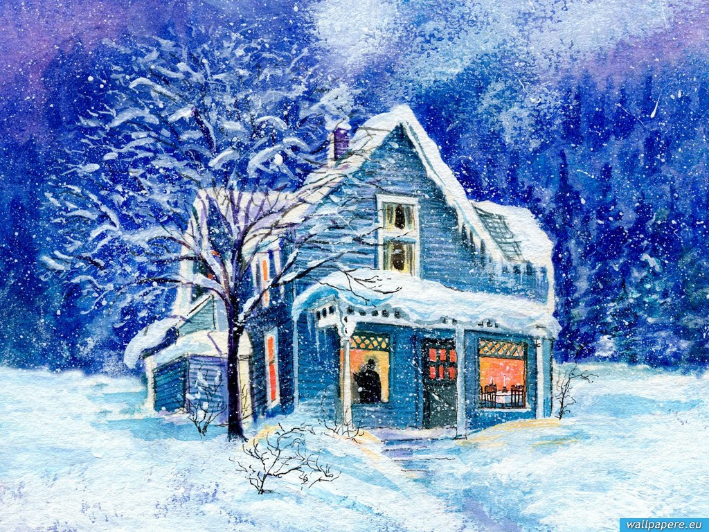 Imagini desktop de Craciun 2011-2012 - Imagini de colorat