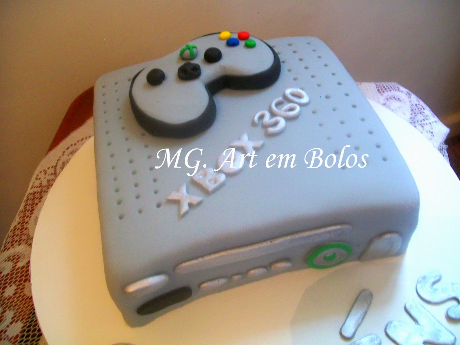 MG. Art em Bolos: Bolo Videogame