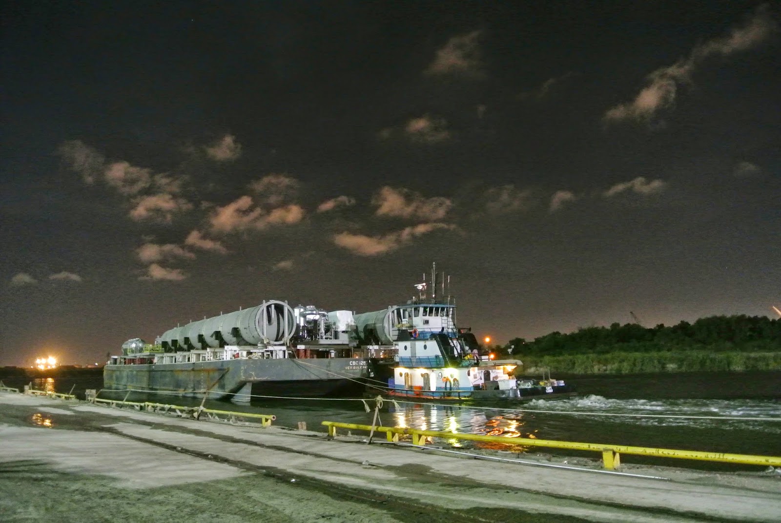 Hansa Meyer : Layout, Load Out, and Launch - Barge #1