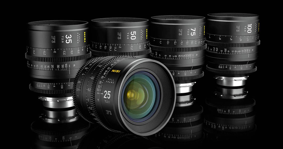 NiSi lanza 5 nuevas lentes prime full frame para cine ~ Resumo Fotográfico