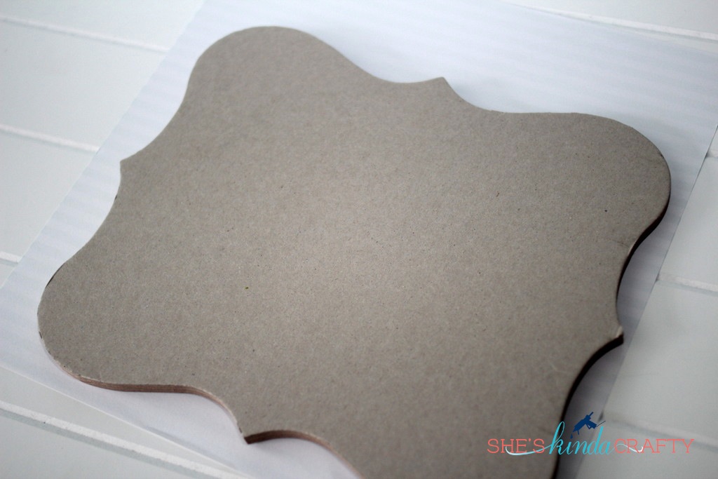 20 Minute Tuesday | Chipboard Mother's Day Frame - Shes {kinda} Crafty