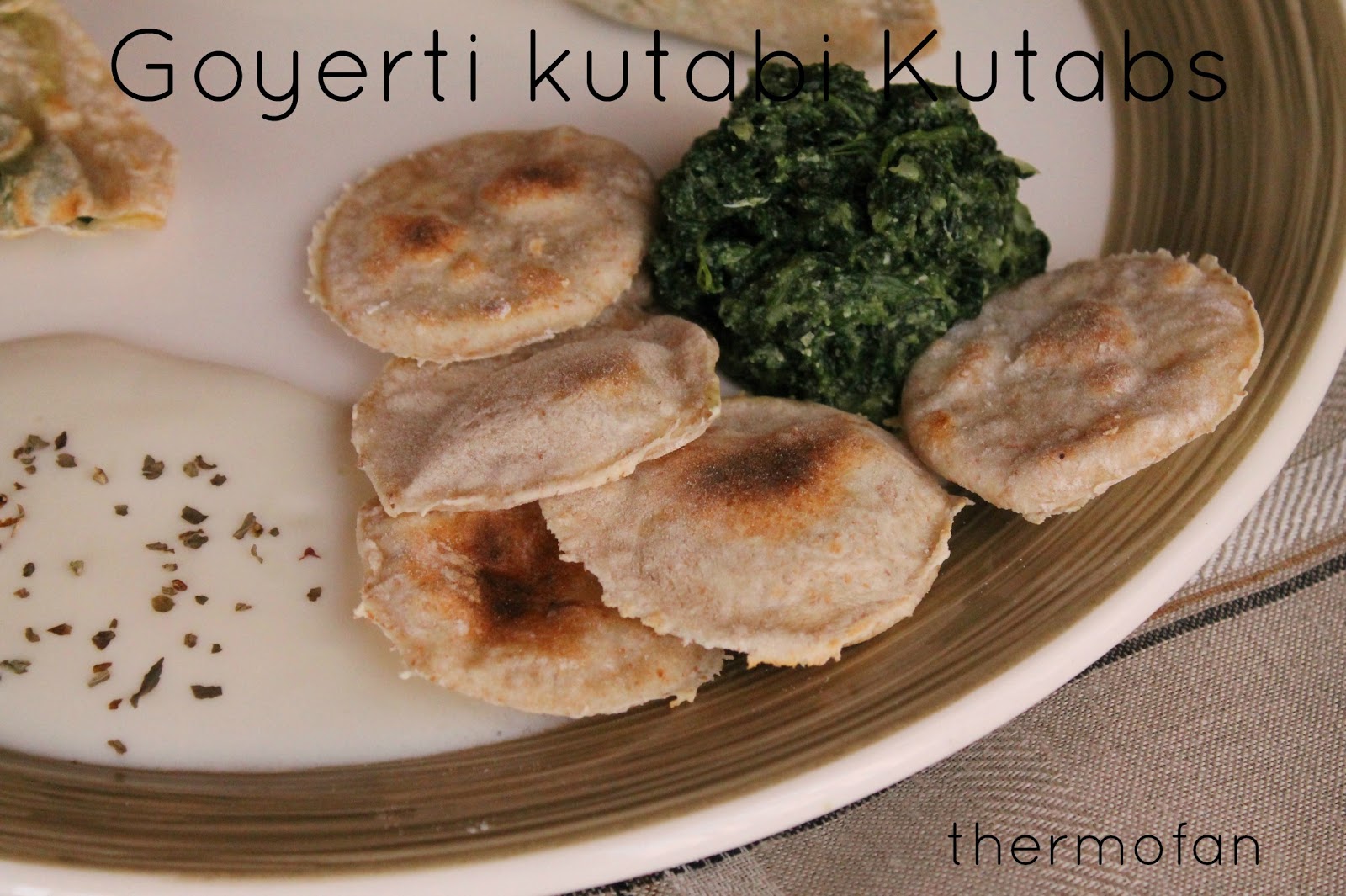 Goyerti kutabi Kutabs de espinacas — Thermofan