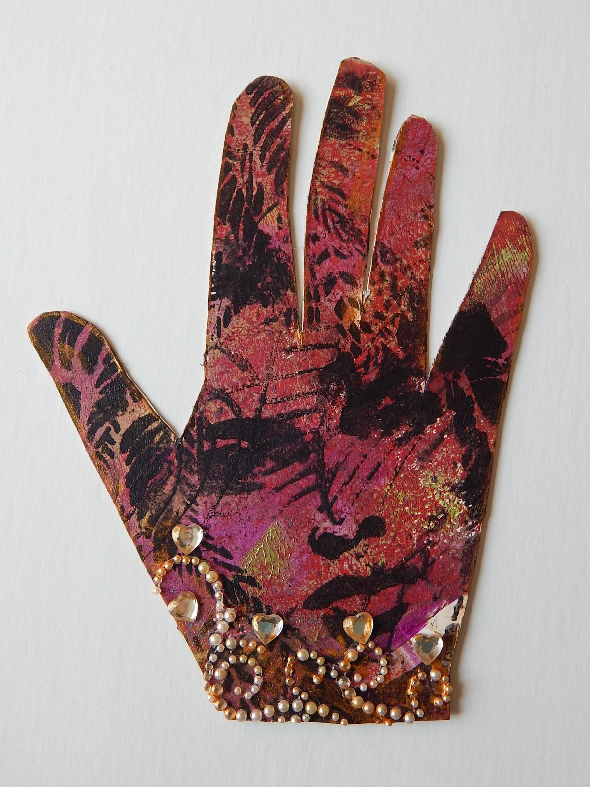 Chrispy's Creations: ATC Hands swap via Mark Montano