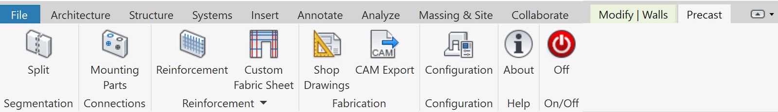 Bim Chapters Autodesk Structural Precast Extension For Revit 2018