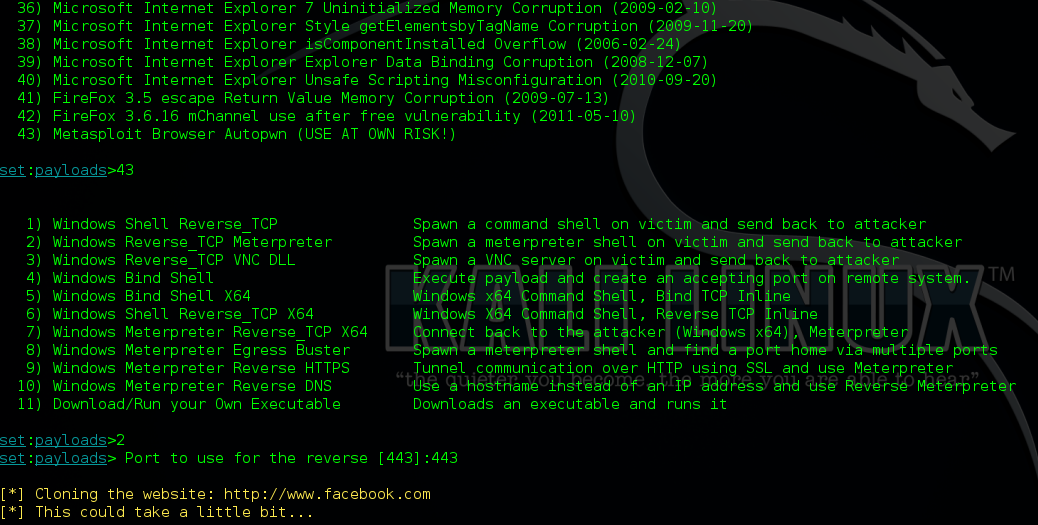 Social Engineer Toolkit (SET) ile Hedef Bilgisayara Shell Açma ...