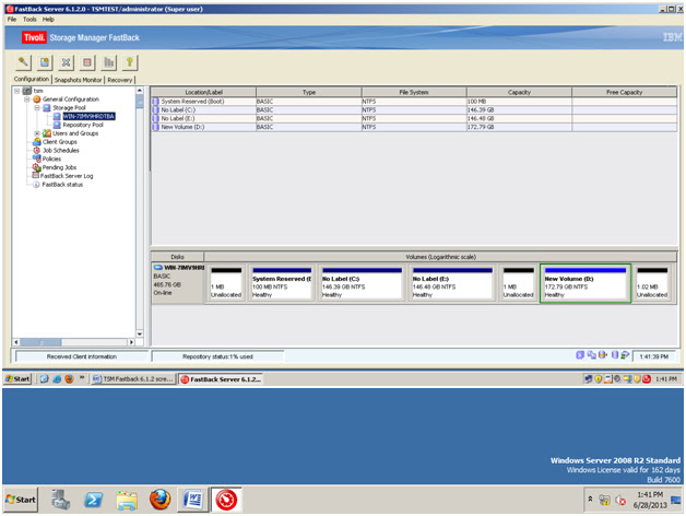 Taking Backup Through Tsm Fastback Client On Windows Storage And Backup Tutorials