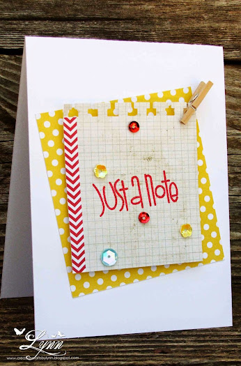 Creative Crafts by Lynn: Just a Note
