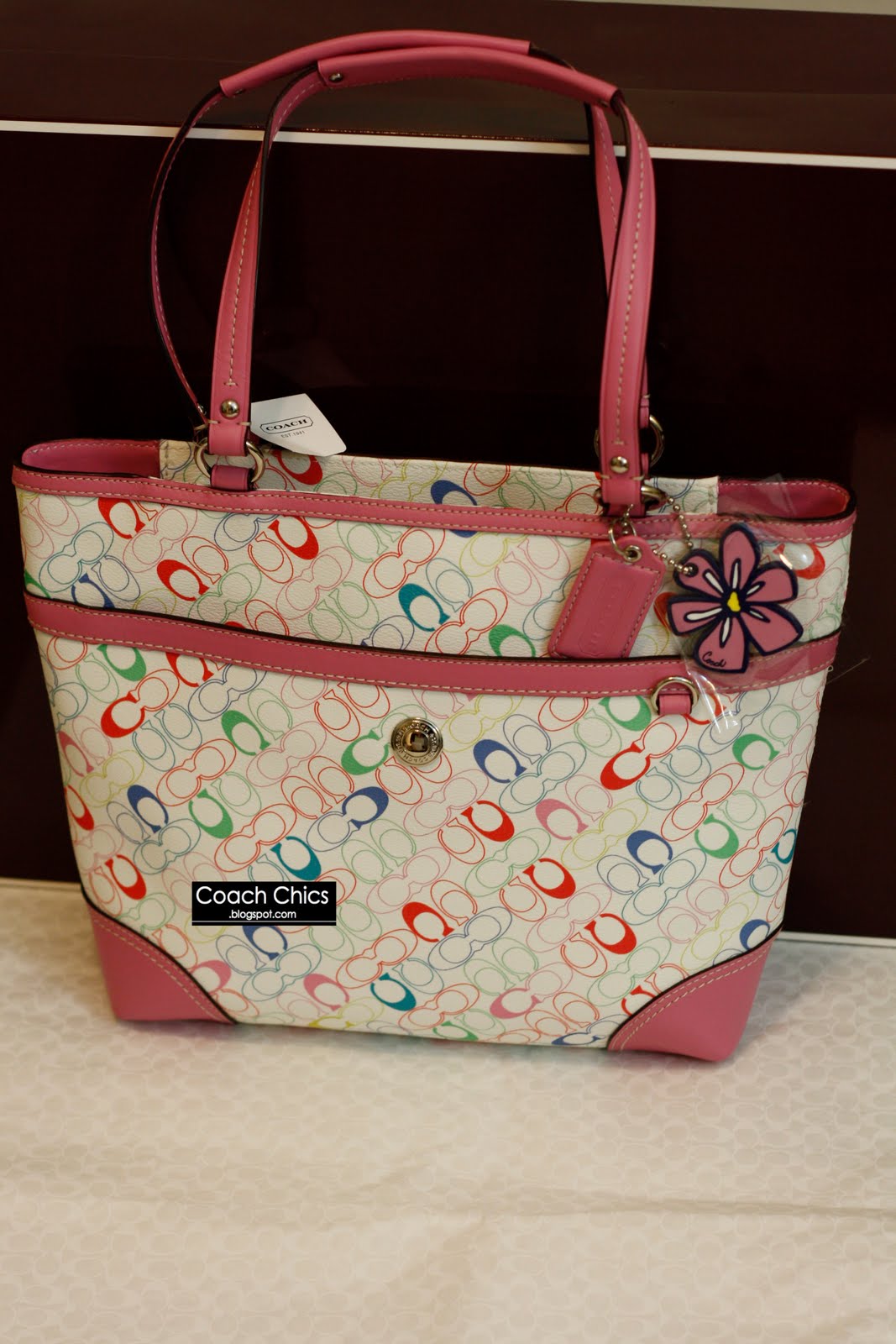 Coach Chics: Fashion in Spring- New Released Coach Chelsea Multicolor Tote