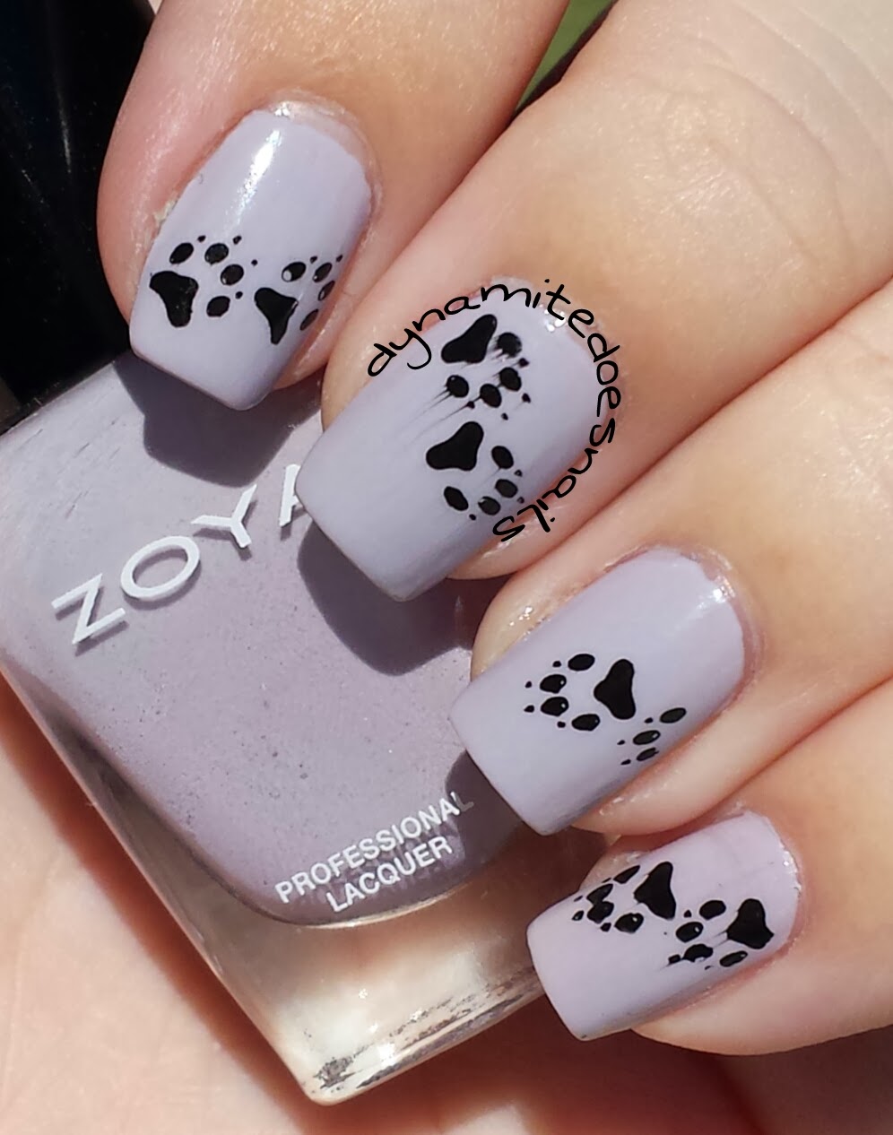 Dynamite Does Nails: 30 Mani Marathon - Manicure 13: Animal print