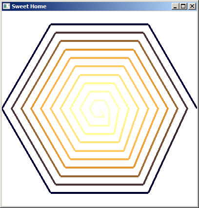 OpenGL - GLUT Tutorial: OpenGL - Hexagonal (C++)