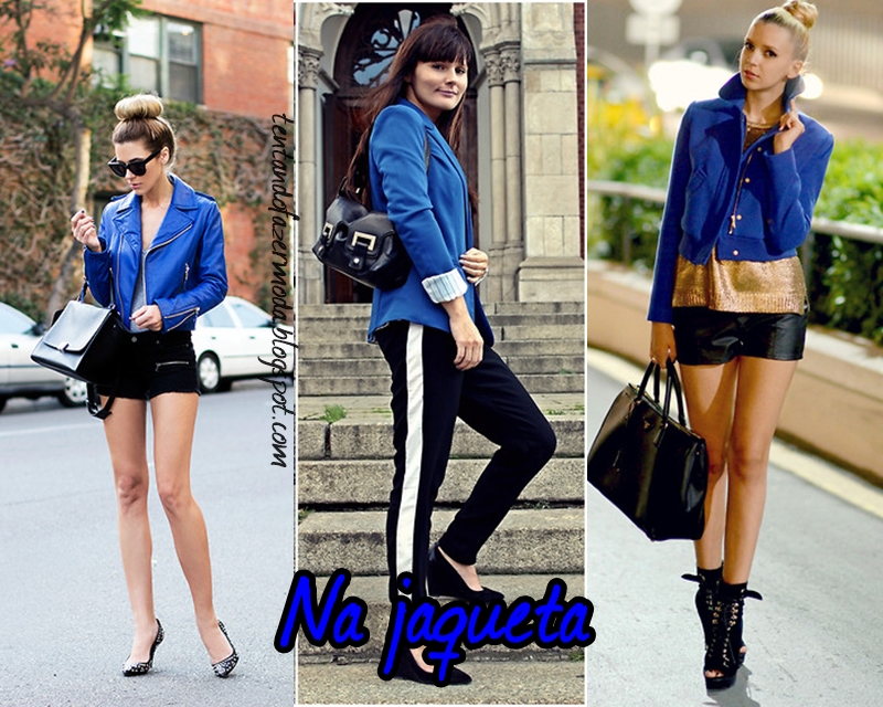 Tentando Fazer Moda: É tendência... Azul Bic