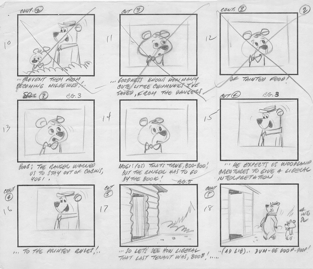 Yowp: Genial Genie Storyboard