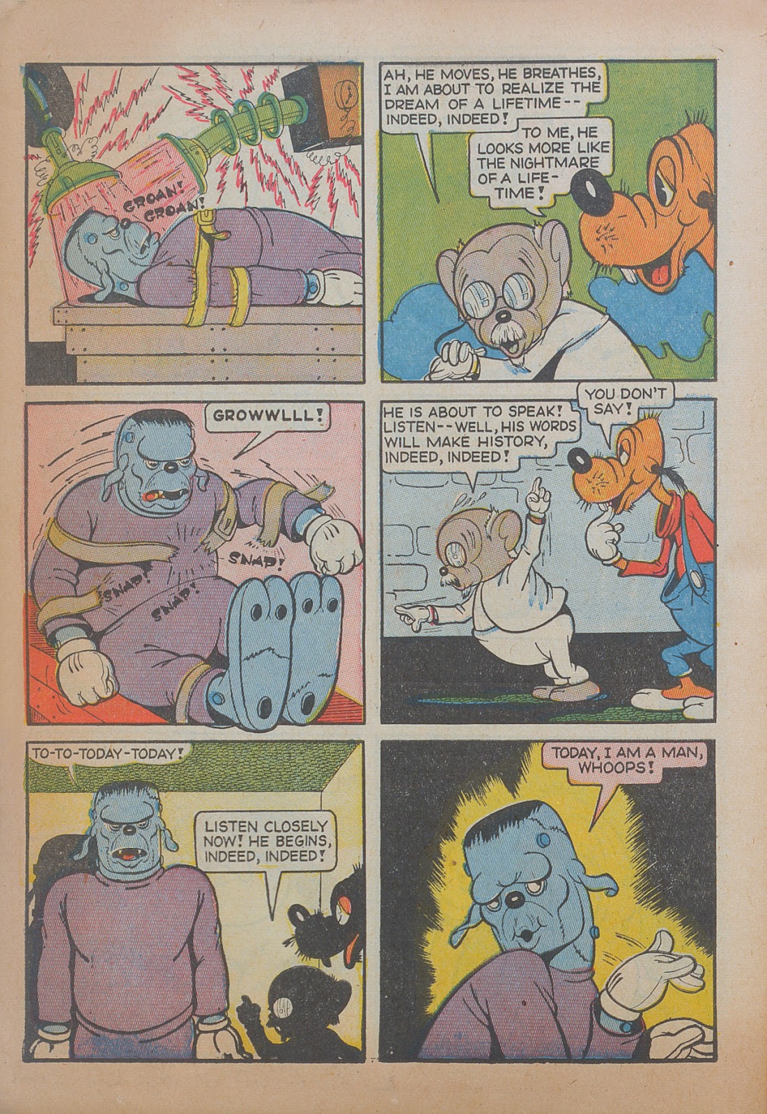 Four-Color Shadows: Wacky Willy and the Mad Monster-1943