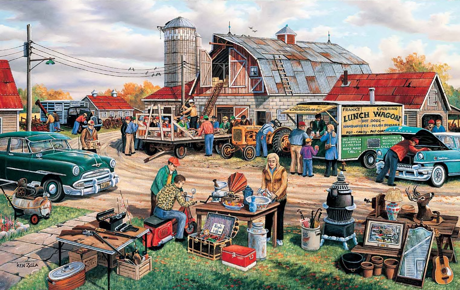 VINTAGE, EL GLAMOUR DE ANTAÑO: El arte retro-vintage de Ken Zylla