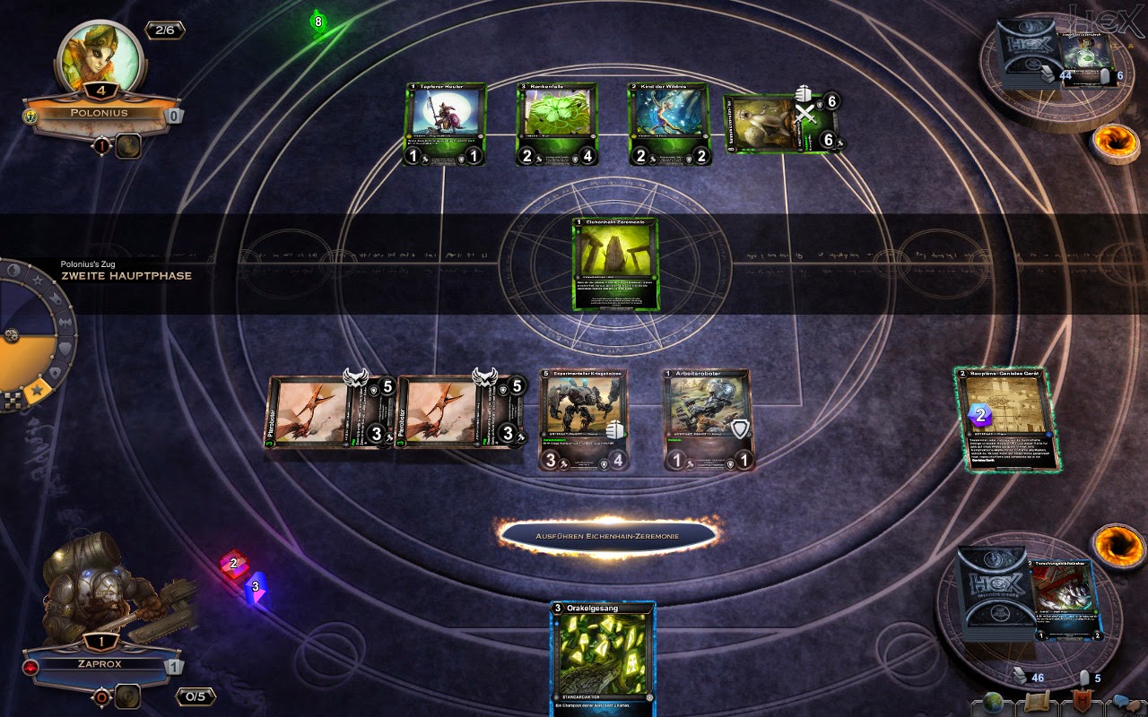 Liste guter MMORPGs 2017: Hex - Shards of Fate (Kartenspiel-MMO/TCG)