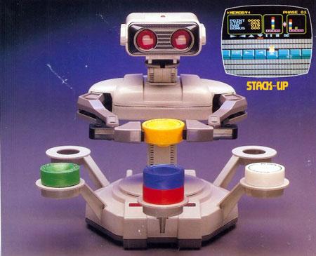 The Videogames Museum: R.O.B. EL ROBOT - GYROMITE Y STACK UP (NES)