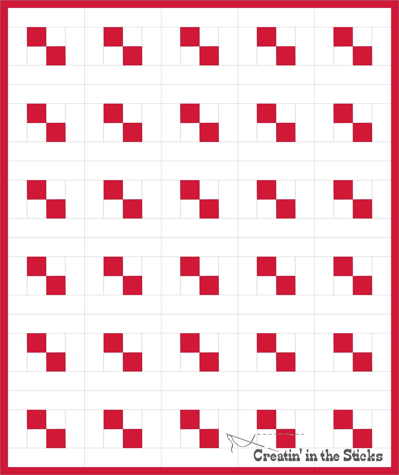 Creatin' in the Sticks: 30 Quilt Blocks in 30 Days - Block 15