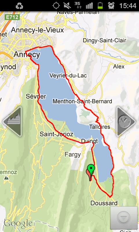 Meer Van Annecy Kaart | Kaart