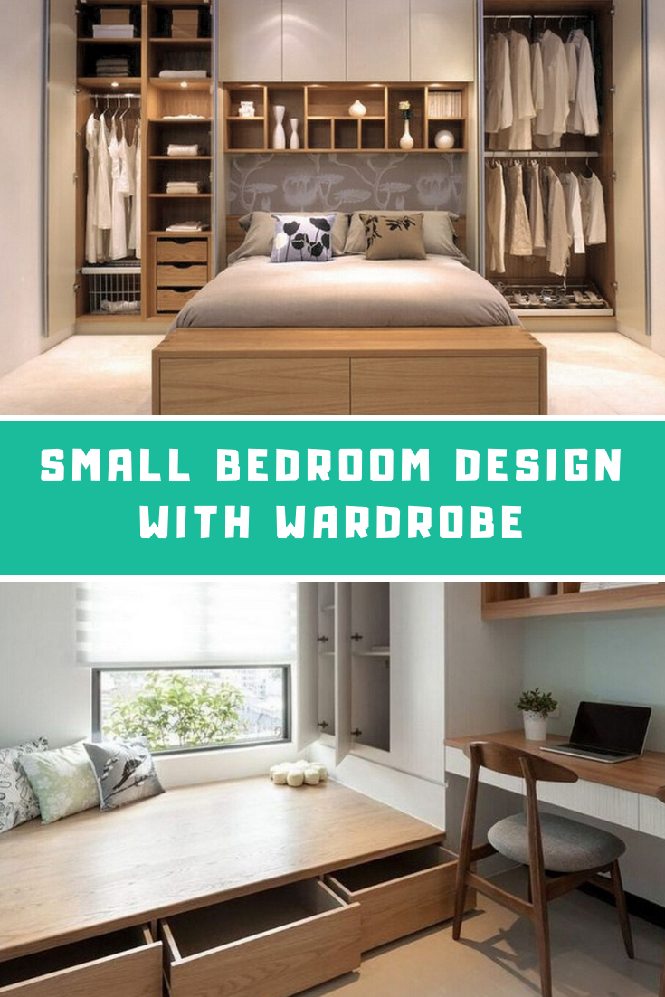 15 Adorable Small Bedroom Design With Wardrobe