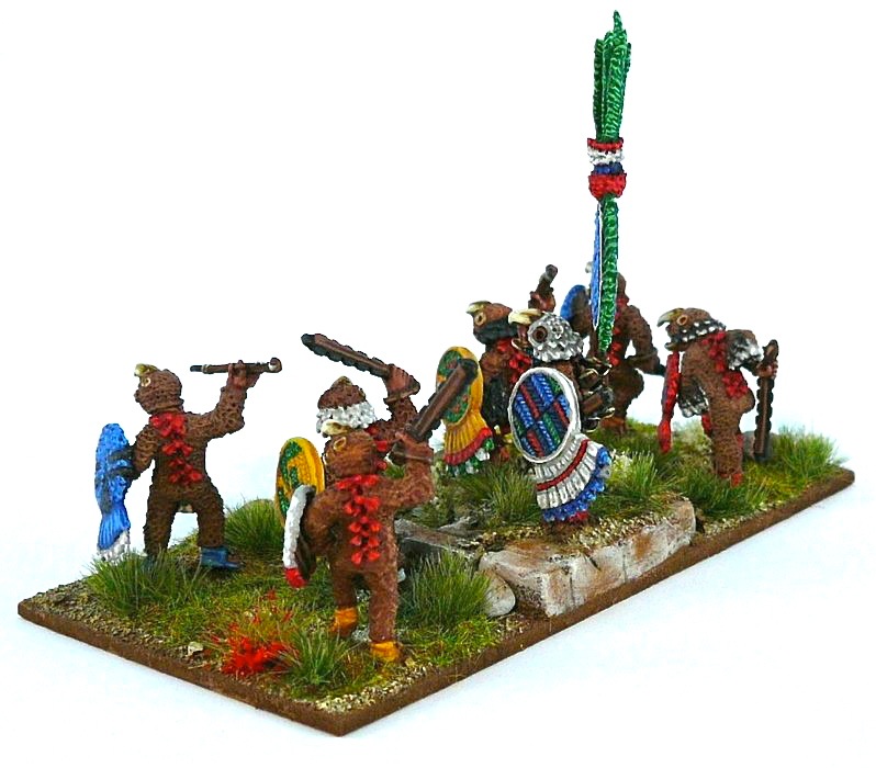 Analogue Hobbies: From ChristopherS: 28mm Aztec Warriors (45 points)