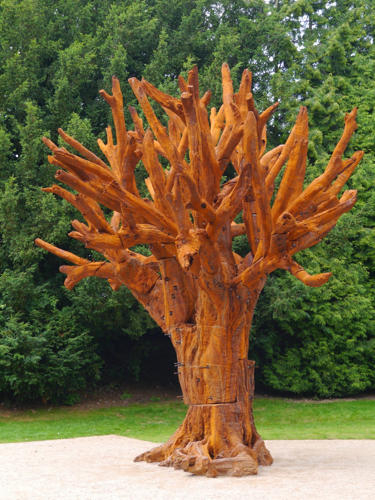 rust never sleeps: 'iron tree' (detail) by Ai Weiwei currently ...