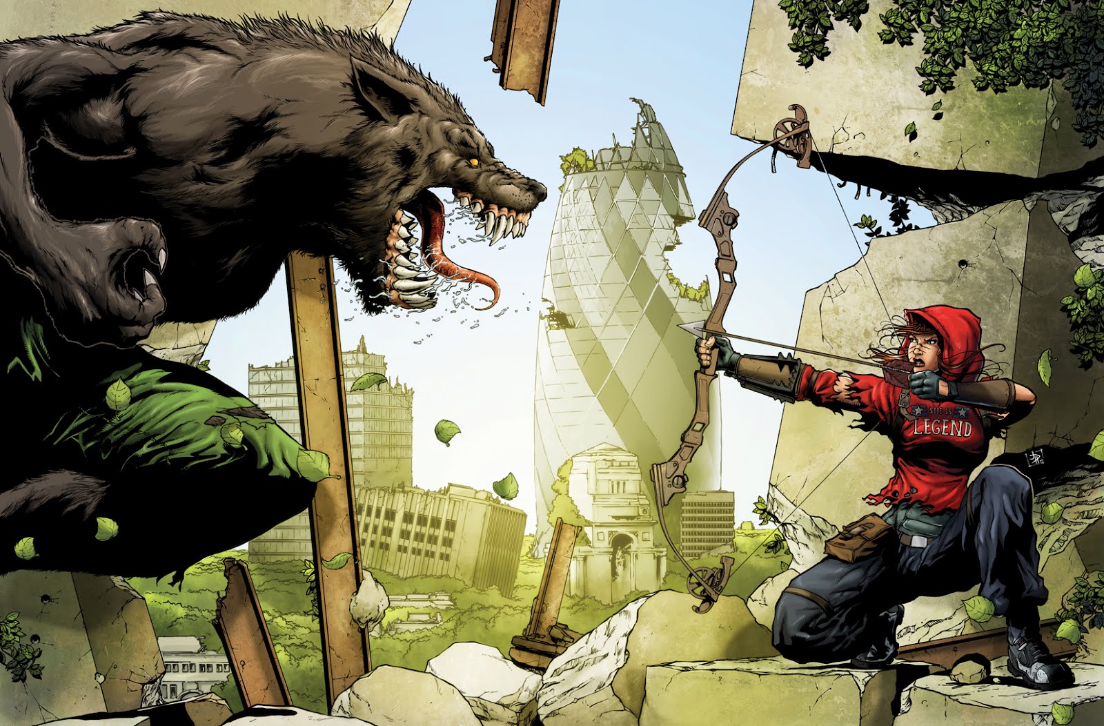 2000AD Covers Uncovered: Jon Davis-Hunt - Rrrrrrraaaaar-paround Cover!