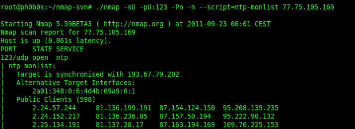 Navegando entre colisiones: Enumeración de direccionamiento IP mediante NTP
