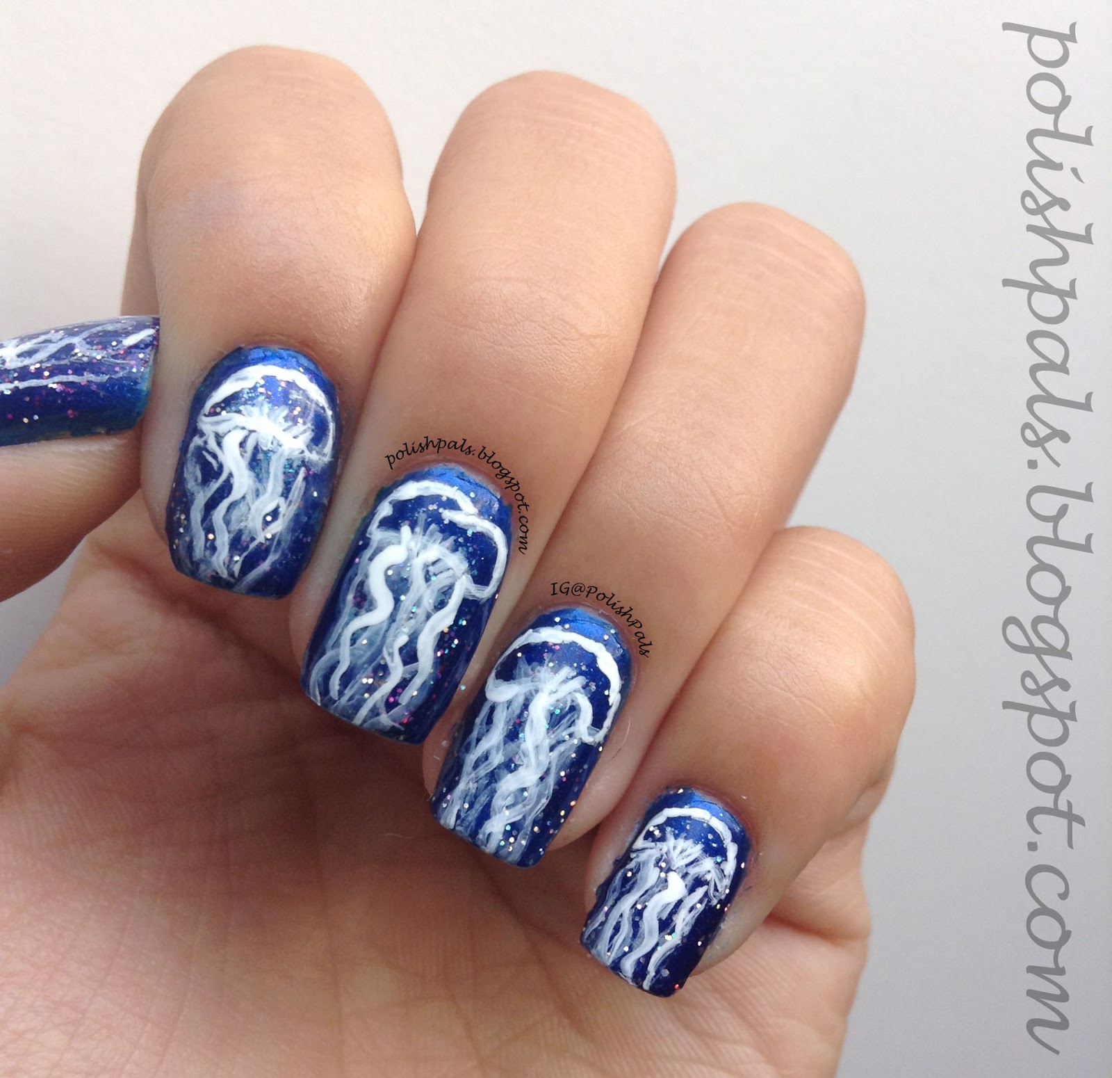Jellyfish Nail Art