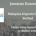 Malaysia Airports Holdings Berhad Jawatan Kosong MAHB 15 Oktober 2018 ...
