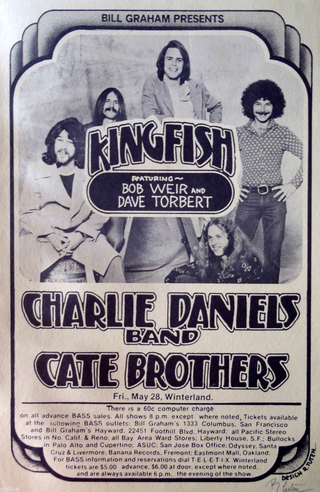 Hooterollin' Around: Kingfish Performance History January-August 1976 ...