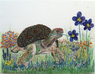 LinsArt: Tortoise Embroidery