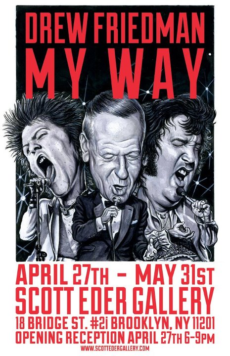 Attempted Bloggery: Drew Friedman "My Way"