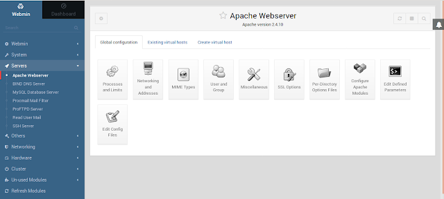 Fitur - Fitur pada Webmin 1.831 - Riann Syahfruddin