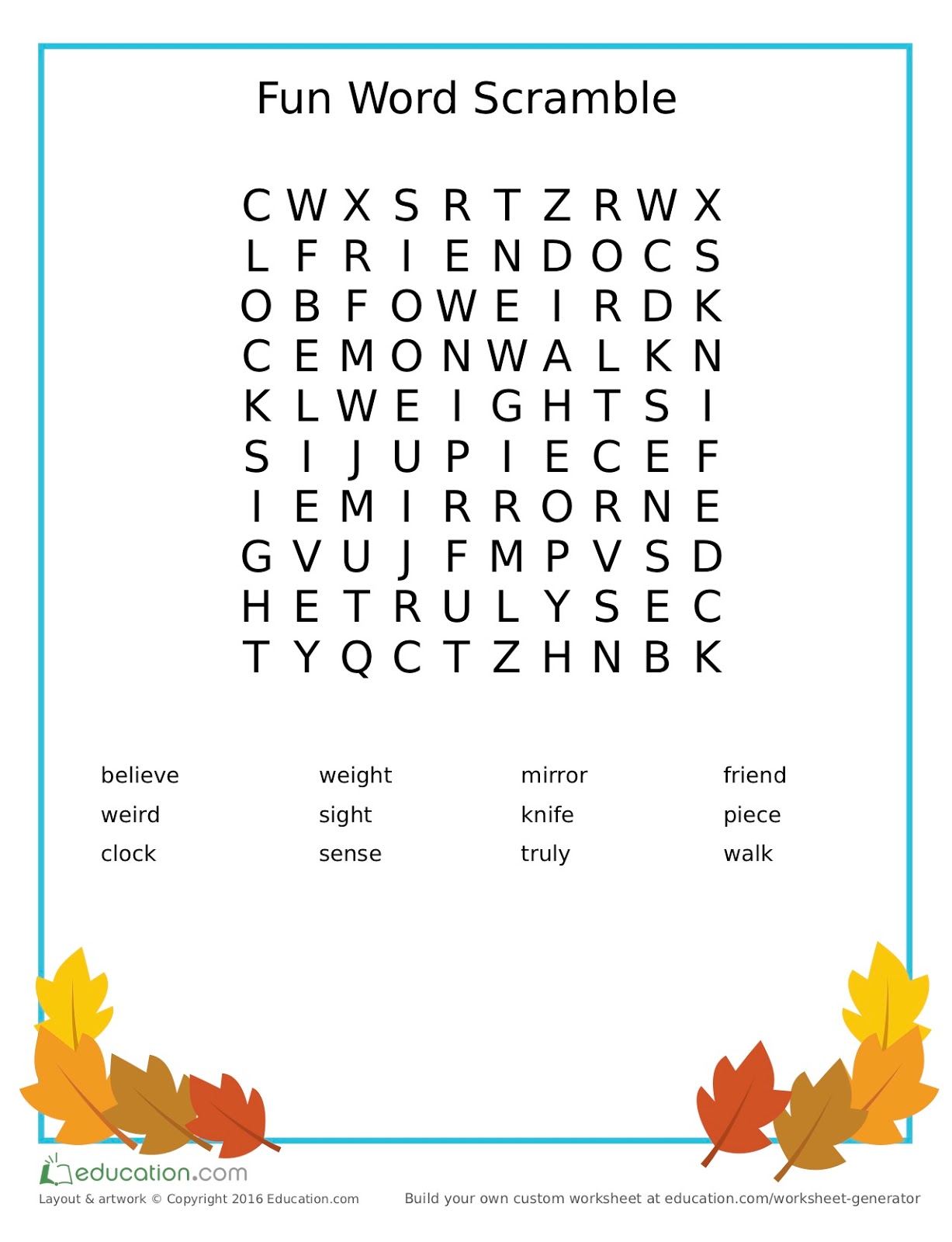 Printable Fall Word Scramble Printable Word Searches printable-fall-word-scramble-printable-word-searches
