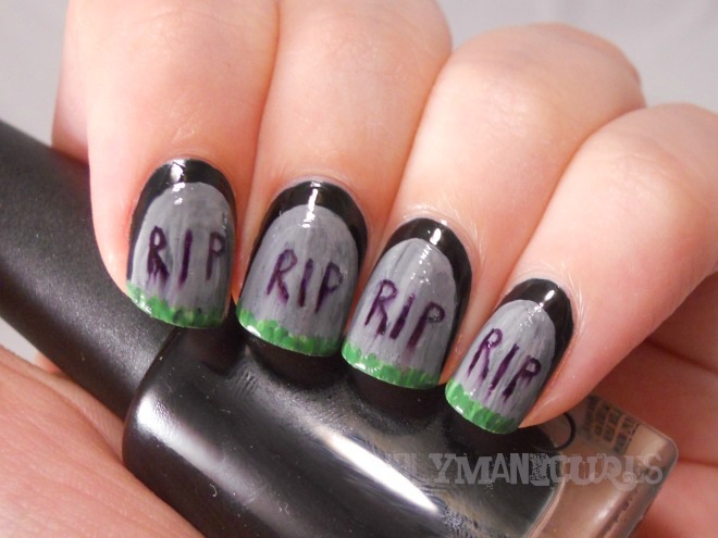 Holy Manicures: Tombstone Nails.